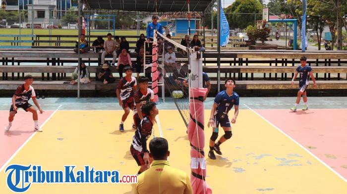 SMAN 1 Lumbis Tantang Pelajar Nunukan di Final Sport Fiesta Turnamen Bola Voli Putra Dispora ...