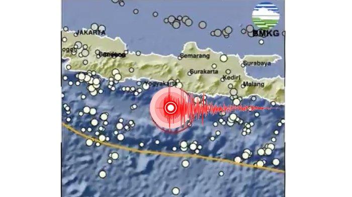 Gempa M 5.8 Guncang Gunung Kidul Yogyakarta, Getaran Terasa di Solo hingga Malang, Cek BMKG ...