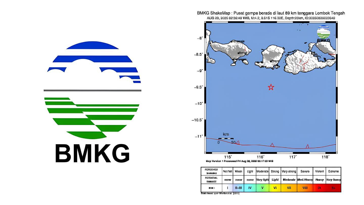 Gempa Hari Ini M 4.2 Guncang Lombok Tengah NTB, BMKG: Cek Wilayah ...