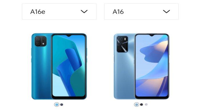 Turun Harga hingga Rp 200 Ribuan, Intip Perbedaan Spesifikasi Oppo A16e Dibandingkan Oppo A16 ...