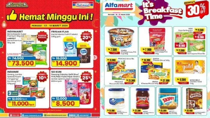 Katalog Promo Alfamart dan Indomaret cek Hari Rabu 7 Mei 2025, Harga Kopi hingga Susu ...