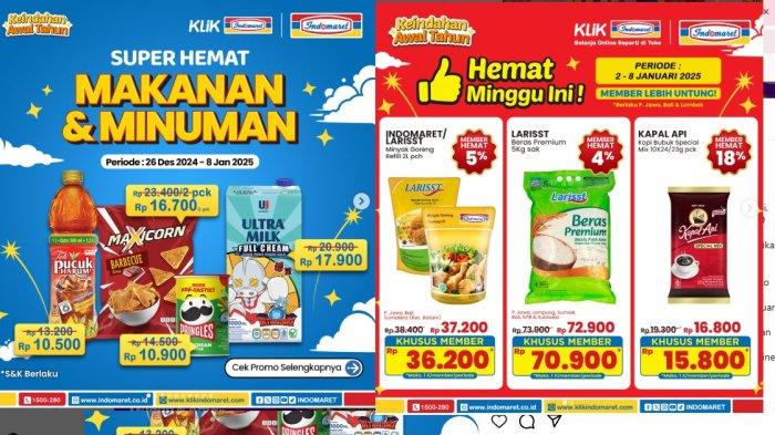 Promo Indomaret dan Alfamart Hari ini Kamis 8 Mei 2025, Ada Susu, Es Krim hingga Kinder Joy ...