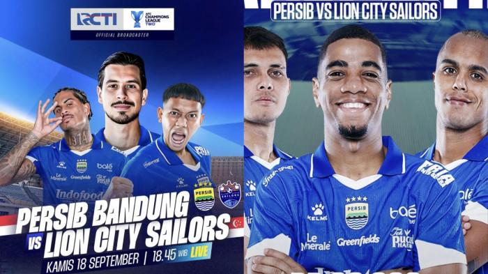 Link Live RCTI dan Streaming TV Online Persib Bandung vs Lion City Sailors, Thom Haye cs ACL 2 ...