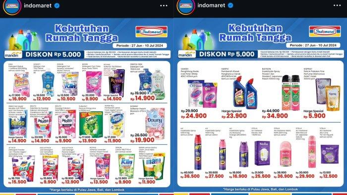 29 Produk Murah di Promo Indomaret Hari Ini, Ada Rinso Deterjen Rp 14. ...