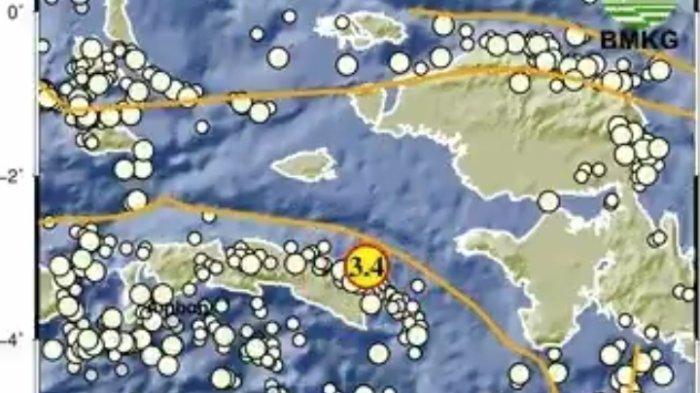GEMPA Terkini Guncang Seram Bagian Timur Maluku Senin 6 Mei 2024 Malam, info BMKG Mag 3,4 SR ...