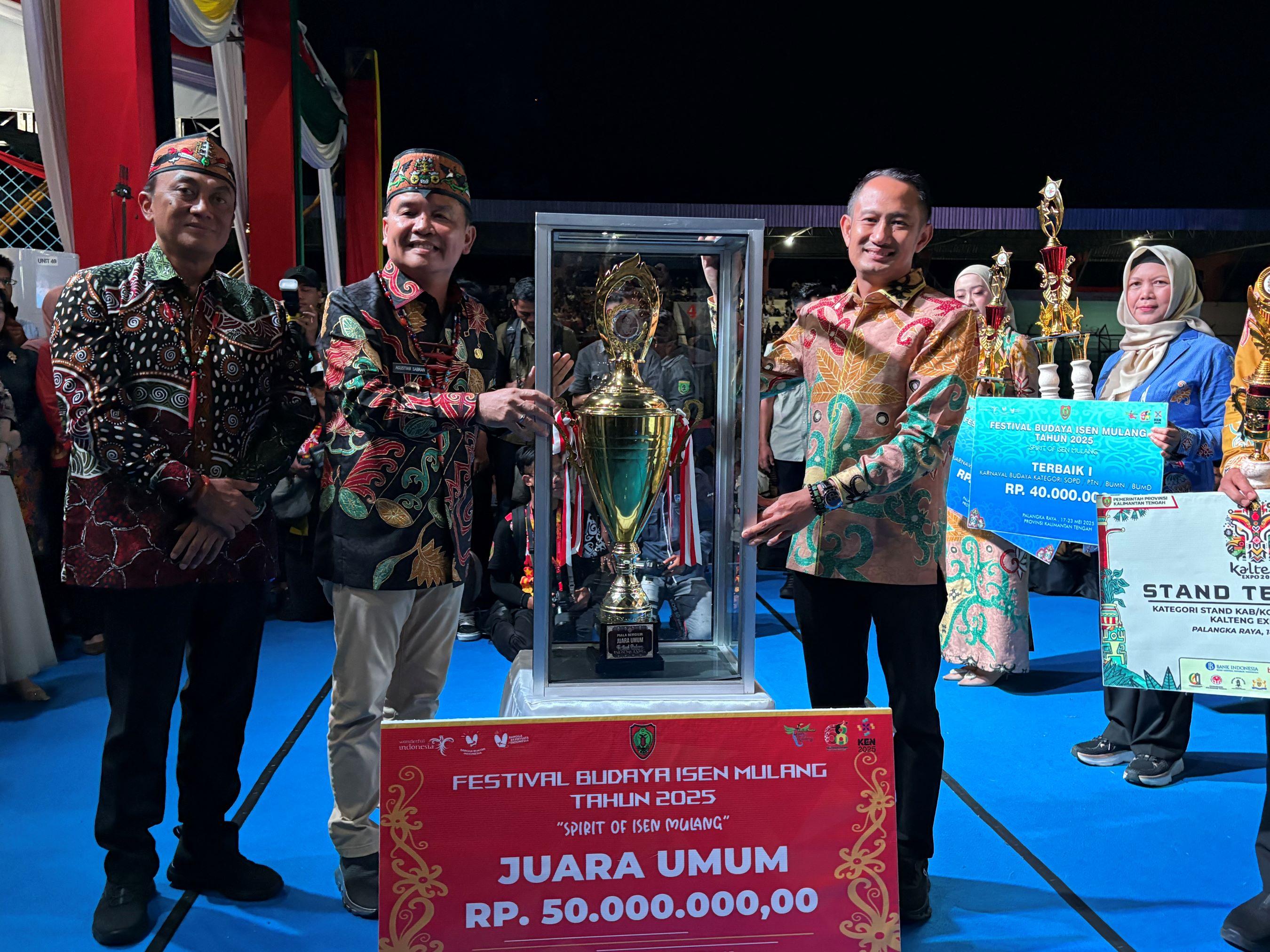 Kota Palangka Raya Raih Juara Umum, Stand Terbaik, dan Karnaval Terbaik ...