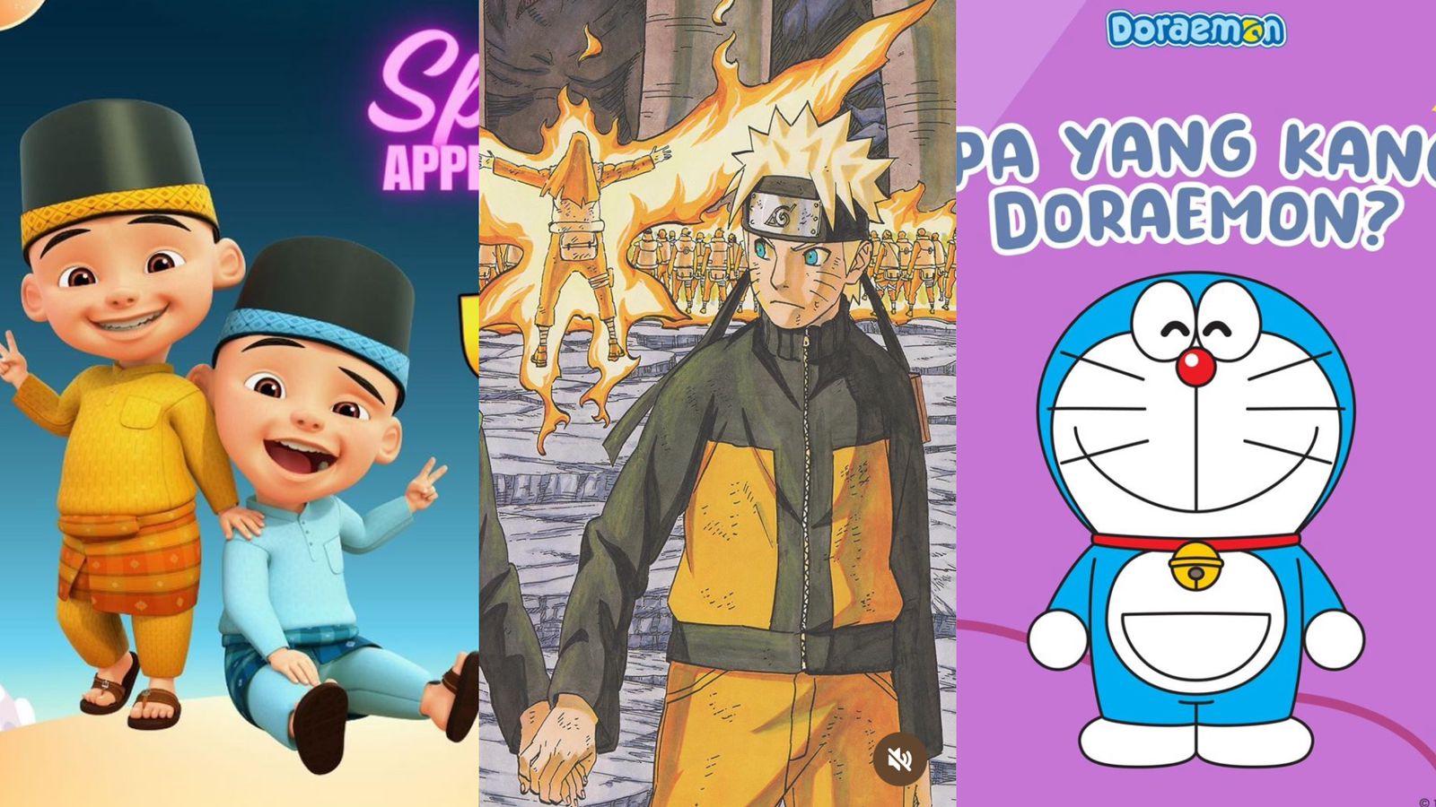 Jadwal Siaran TV Kartun Hari Ini, Nonton MNCTV Ada Upin dan Ipin, Naruto di GTV dan Doraemon di ...