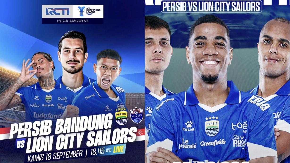 Link Live RCTI dan Streaming TV Online Persib Bandung vs Lion City ...