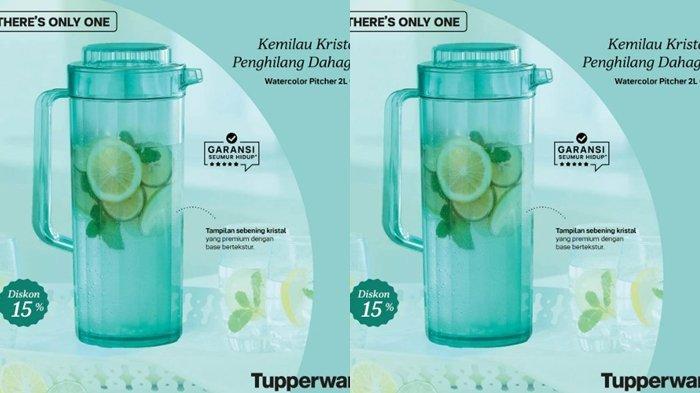 Katalog Promo Tupperware Bulan Januari 2024, Ceret Minum 2 Liter Diskon 15 Persen - Tribunkaltim.co