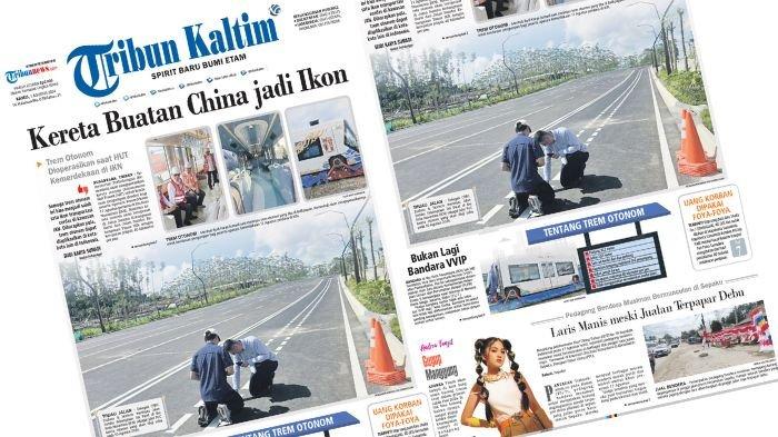 Kereta Buatan China jadi Ikon, Trem Otonom Dioperasikan saat HUT ke-79 ...