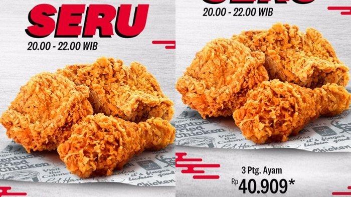 Katalog Promo KFC Hari ini 27 Desember 2024, Dapatkan 3 Potong Ayam ...