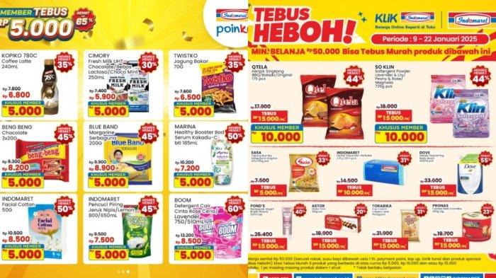 Katalog Promo Indomaret 22 Januari 2025: Harga Khusus Member Tebus ...