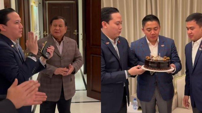 Momen Keseruan Presiden Prabowo Nyanyikan Lagu Ulang Tahun untuk Letkol ...