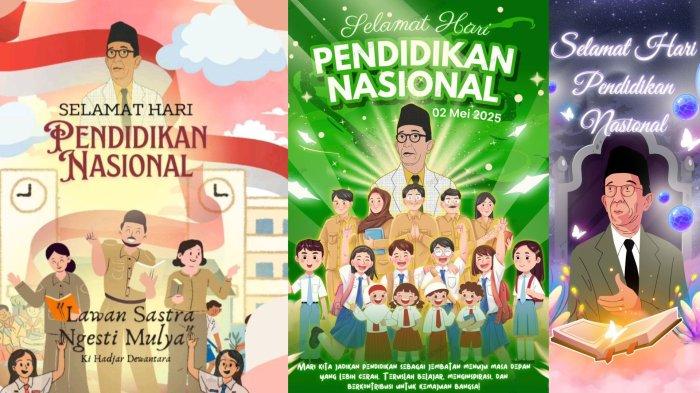 50 Gambar Poster Hari Pendidikan Nasional 2025 Langsung Download, Cetak ...