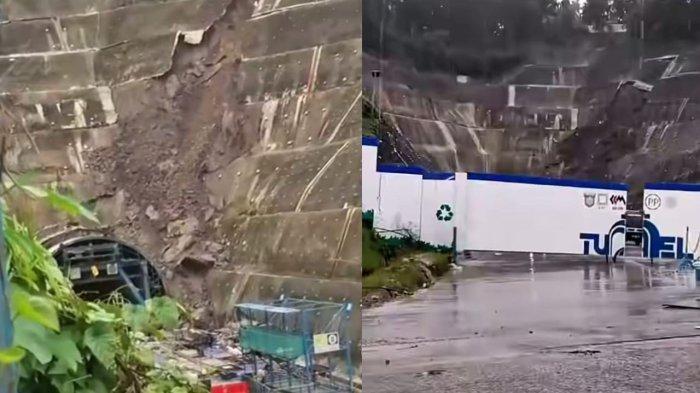 Viral! Terowongan Selili Samarinda Longsor di Tengah Bencana Banjir ...