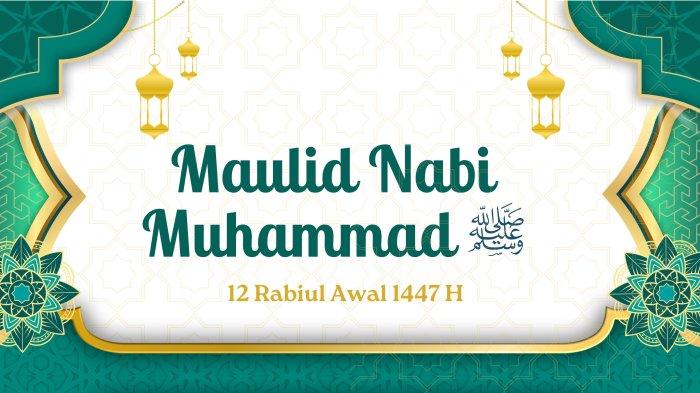 90 Poster Maulid Nabi 2025 Desain Meriah, Download dan Cetak untuk Acara di Masjid atau Sekolah ...