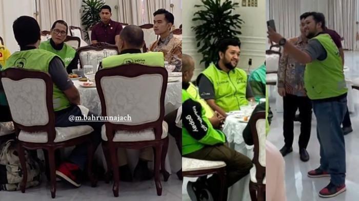 Viral Penampilan Ojol yang Diundang Gibran ke Istana Wapres, Diduga Pakai Sepatu Harga Jutaan ...