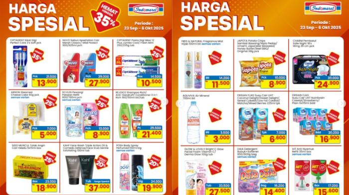 Promo Indomaret Hari Ini 25 September 2025, Pasta Gigi Ciptadent cuma ...