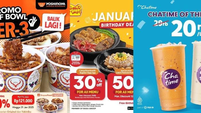 14 Daftar Promo Makanan Hari Ini 30 Januari 2025, Pepper Lunch Diskon ...