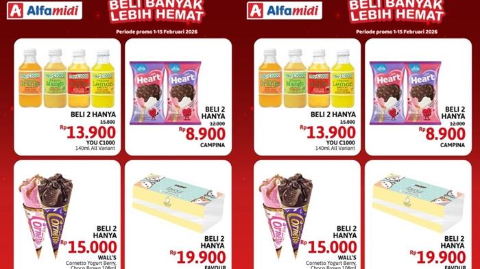 Promo Alfamidi Hari ini 13 Februari 2026, Buah Pear, Apel Fuji dan ...