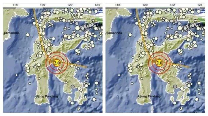 Baru Saja Gempa Sulsel, Info BMKG: Pusat Gempa di Barat Daya Luwu Timur ...