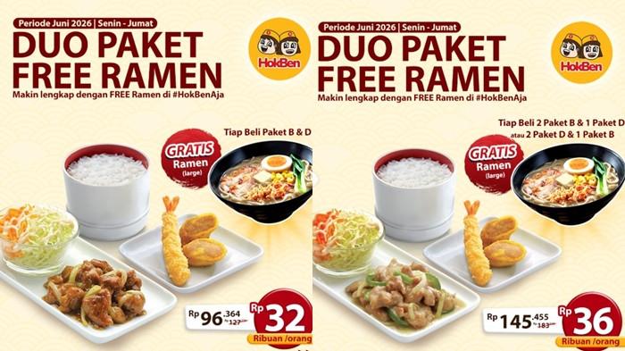 Promo HokBen Semarak HUT ke-544 Kota Bogor, Makan Kenyang Berdua hanya ...