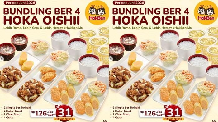 Promo HokBen Hari ini 8 Juni 2026, Makan Kenyang Berdua hanya Rp 50.000 ...