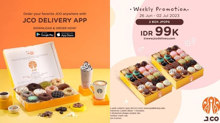 Promo J.CO Hari ini, Khusus di Aplikasi JCO atau www.jcodelivery.com 2 ...