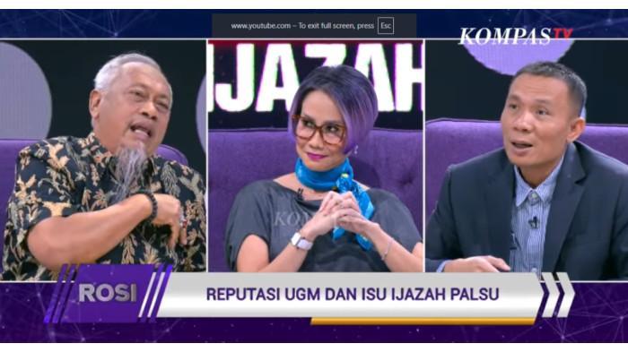 Eks Dewan Guru Besar UGM Skak Rismon, Prof Koentjoro Jamin Ijazah ...
