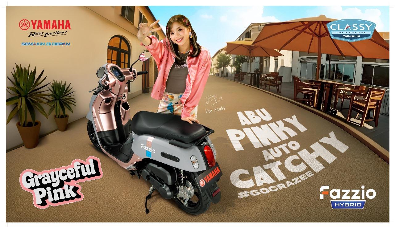 Yamaha Luncurkan Warna Baru Fazzio Hybrid, Grayceful Pink dan Yolo ...