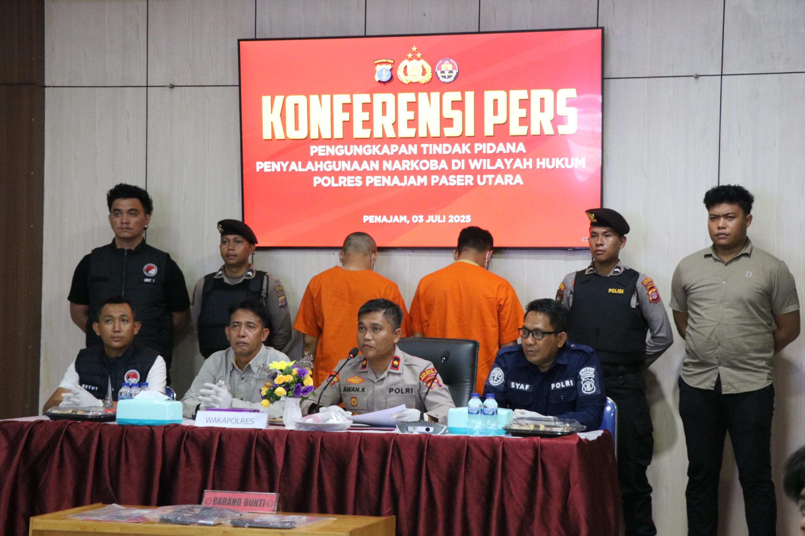2 Kasus Narkoba Besar Berhasil diungkap Polres PPU, Puluhan Gram Sabu ...
