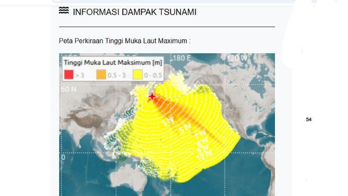 Peringatan Dini Tsunami di Indonesia! Info BMKG Gempa Gorontalo Hari Ini, Pusat Gempa Sulut ...