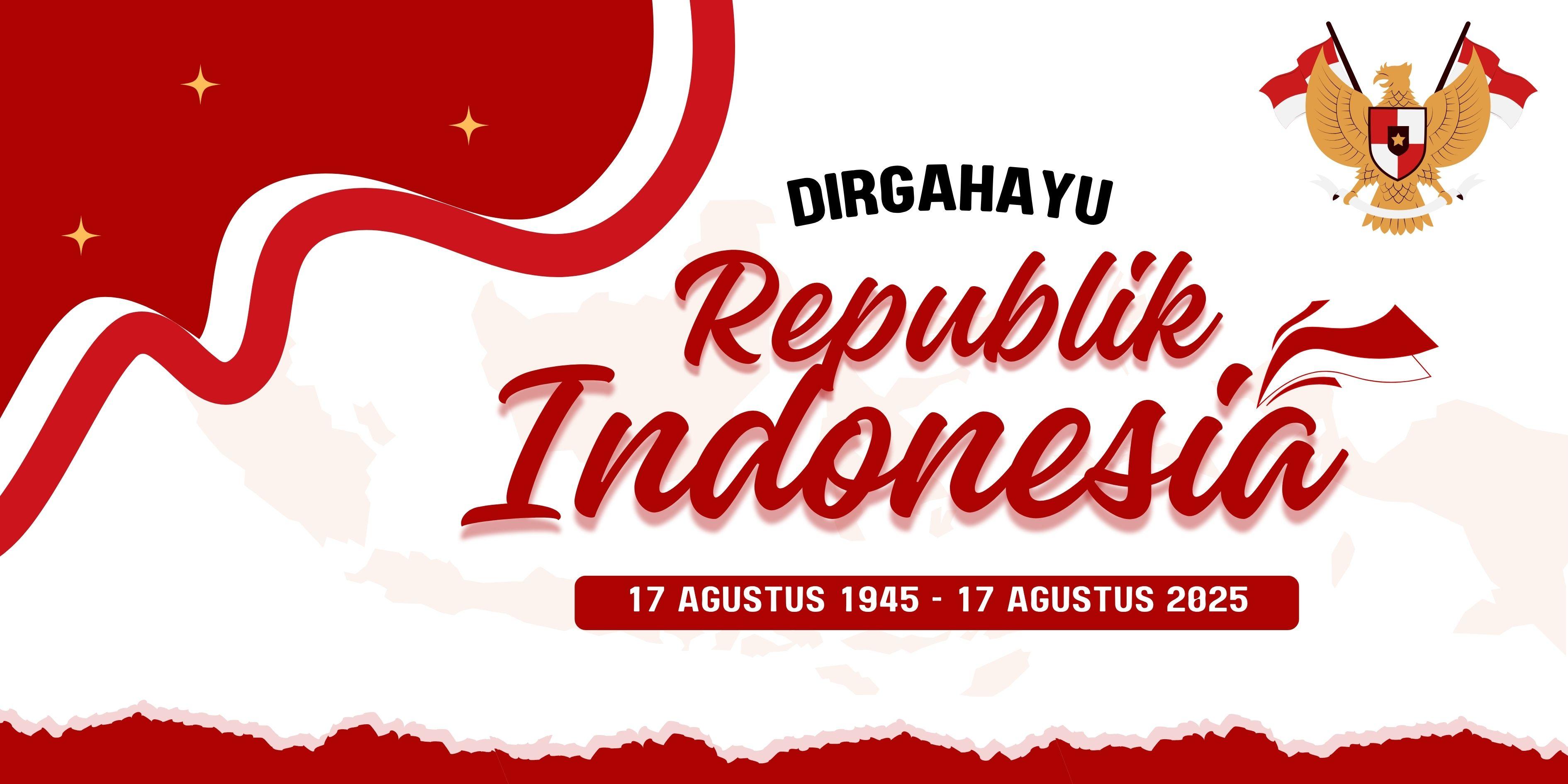 75 Desain Spanduk HUT ke-80 RI dan Link Logo Resmi, Pakai untuk Meriahkan Lomba 17 Agustus ...