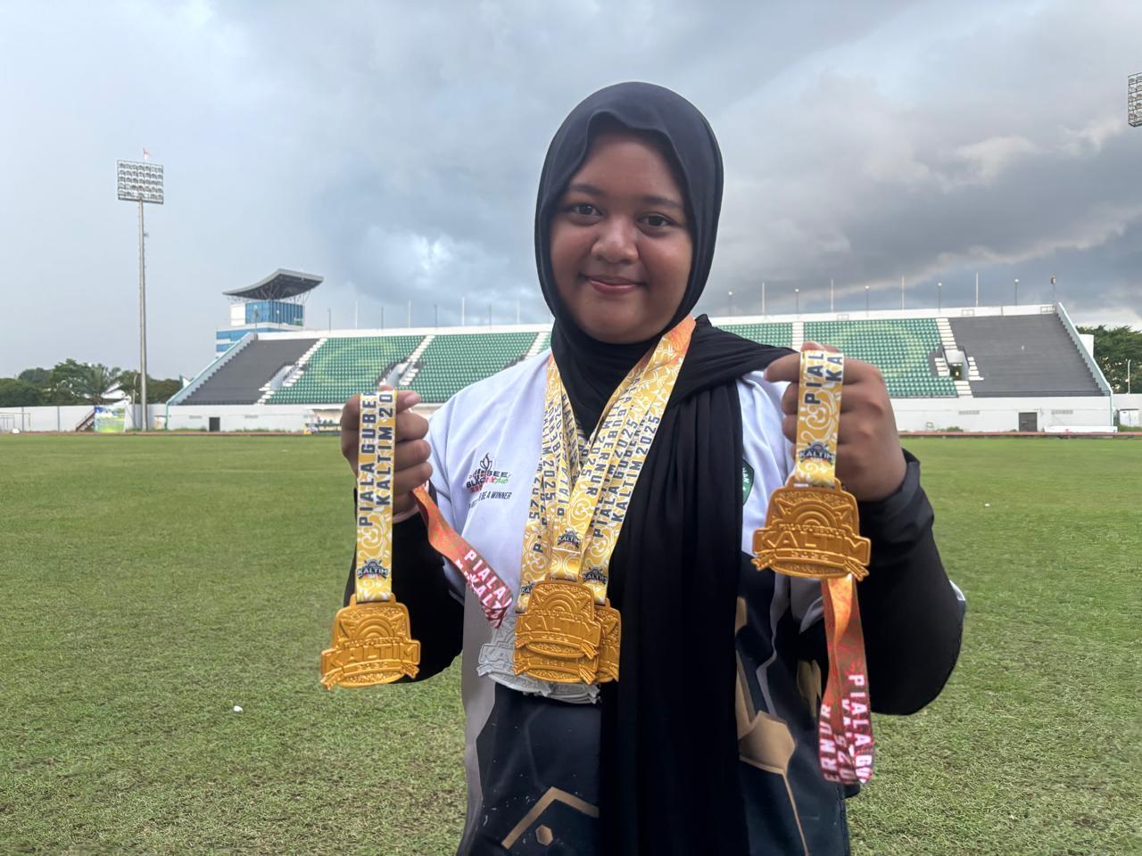 Sosok Zahra Tu Syifa, Atlet Panahan Kaltim yang Terinspirasi Film ...