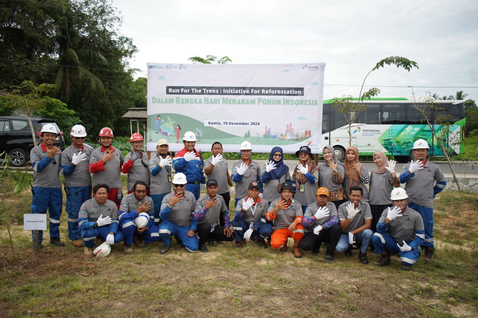 Tanam 200 Pohon di Jalur Pipa, Kilang Pertamina Unit Balikpapan ...