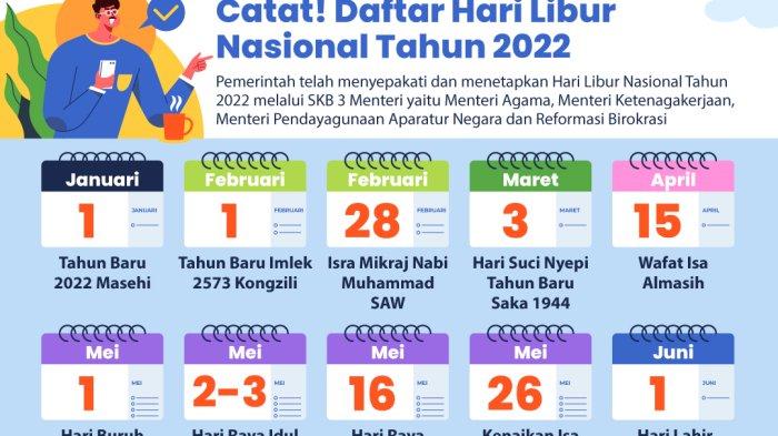 Apakah Besok Libur Nasional? Inilah Daftar Hari Libur Nasional 2022 ...