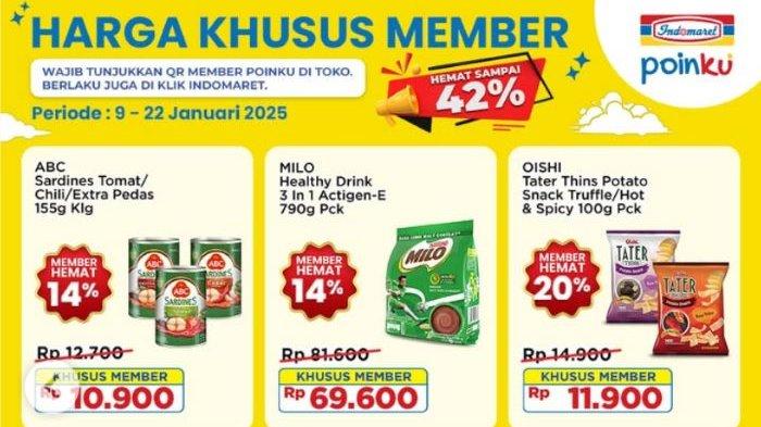 Promo INdomaret 11 Januari 2025 :Harga Khusus Member:Sardines ABC ...