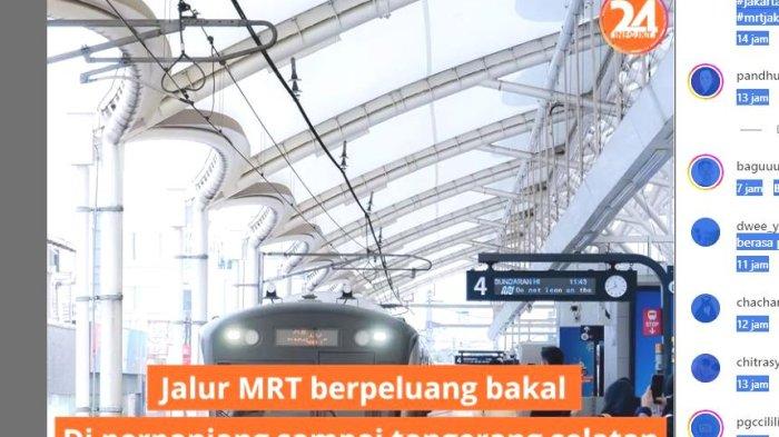 Berita Viral MRT Jakarta Perpanjang Jalur Rel ke Tangsel dari Stasiun ...