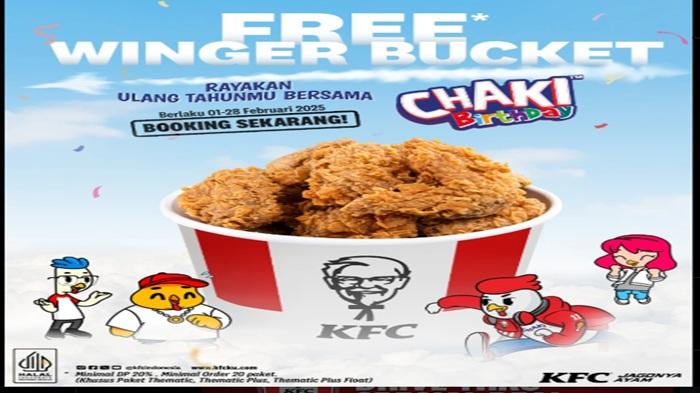 Promo KFC Hari Ini Rabu 5 Februari 2025, Rayakan Momen Spesial di KFC ...