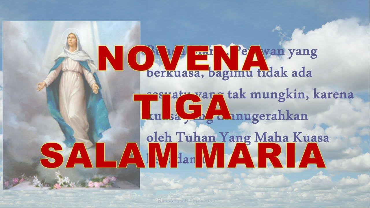 Tata Cara dan Teks Lengkap Doa Novena Tiga Salam Maria Umat Katolik ...