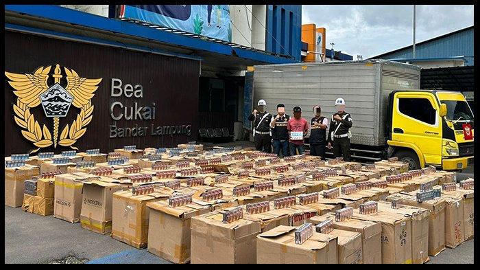 Bea Cukai Bandar Lampung Amankan 3,69 Juta Batang Rokok Ilegal di Awal Tahun 2025 ...