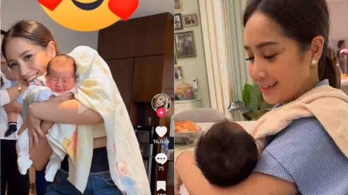 Nagita Slavina Adopsi Anak, Asal Usul Bayi Lily Terungkap Bukan dari Palestina - Tribunlampung.co.id