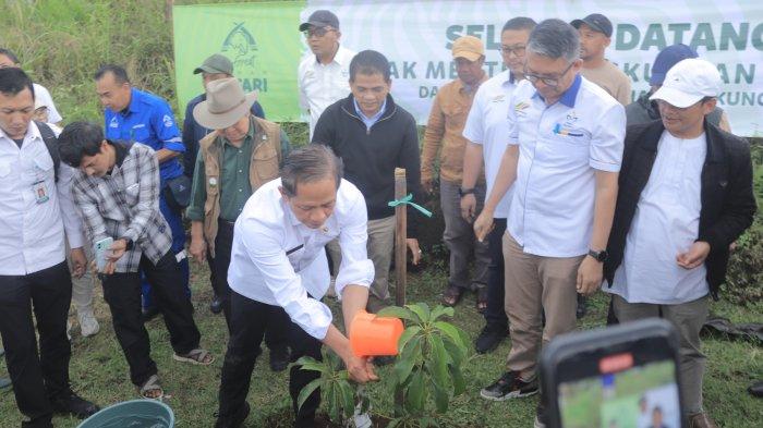 Kementerian Lingkungan Hidup-Taman Safari Bogor Tanam Pohon Serentak - Tribunlampung.co.id