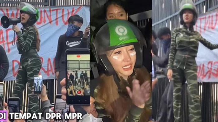 Pantas Lucinta Luna Berapi-api Unjuk Rasa di DPR RI, 'Alumni STM ...