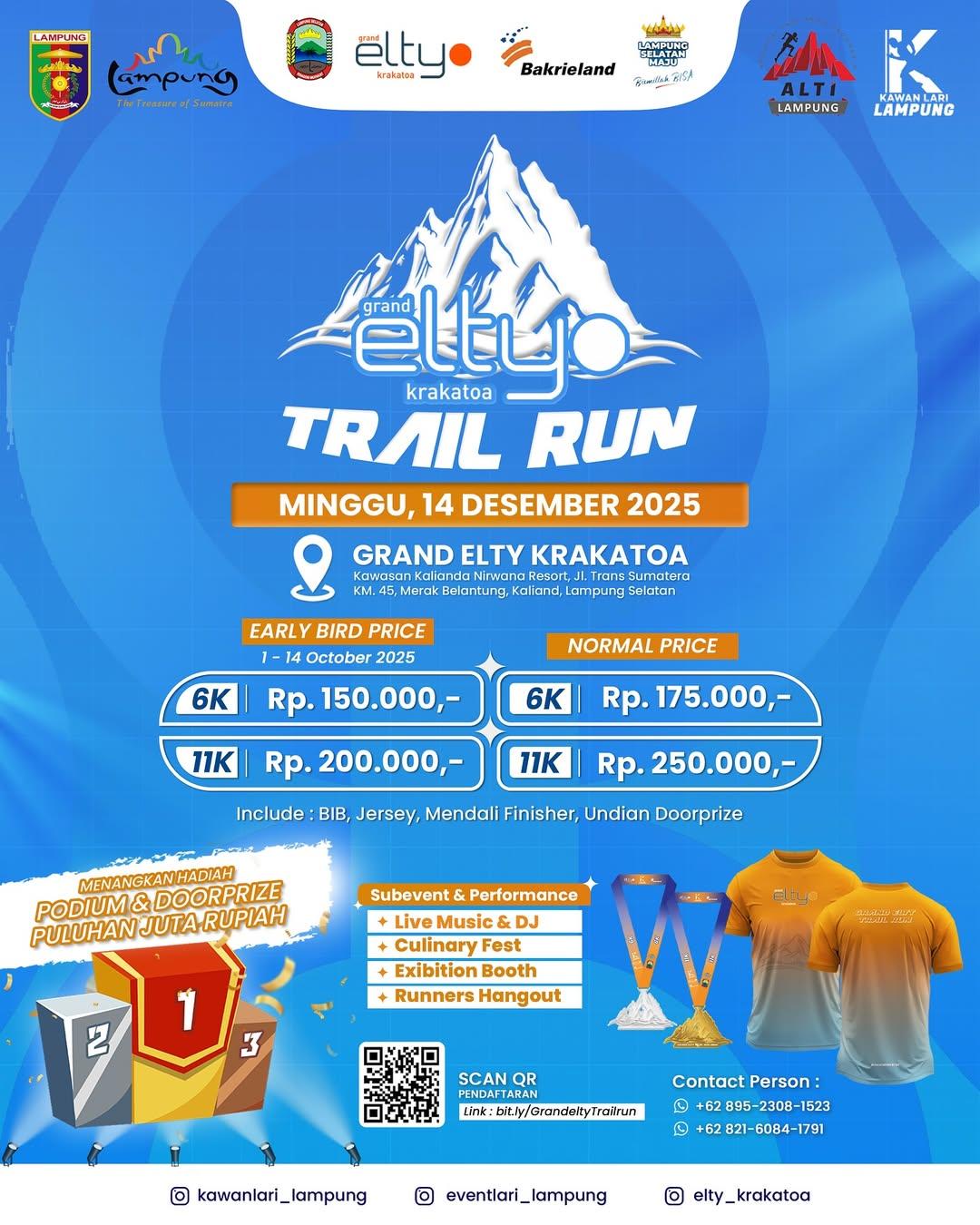 Grand Elty Krakatoa Trail Run Siap Gemparkan Lampung, Yuk Ikutan ...