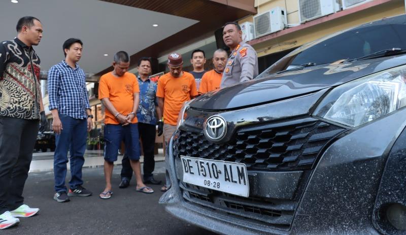 Polresta Bandar Lampung Tangkap Komplotan Curanmor Bersenpi yang Beraksi Pakai Mobil ...