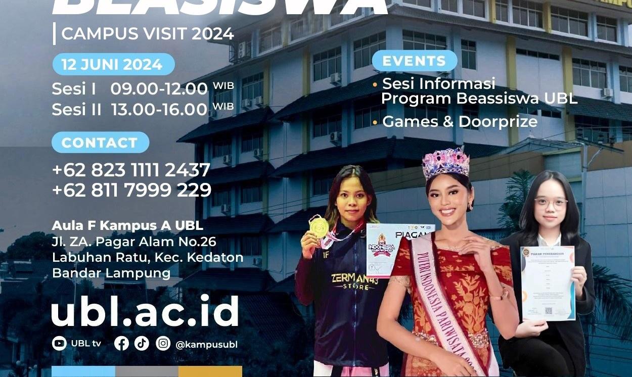 Gebyar Beasiswa 2024, UBL Tawarkan Beragam Program Beasiswa Untuk ...