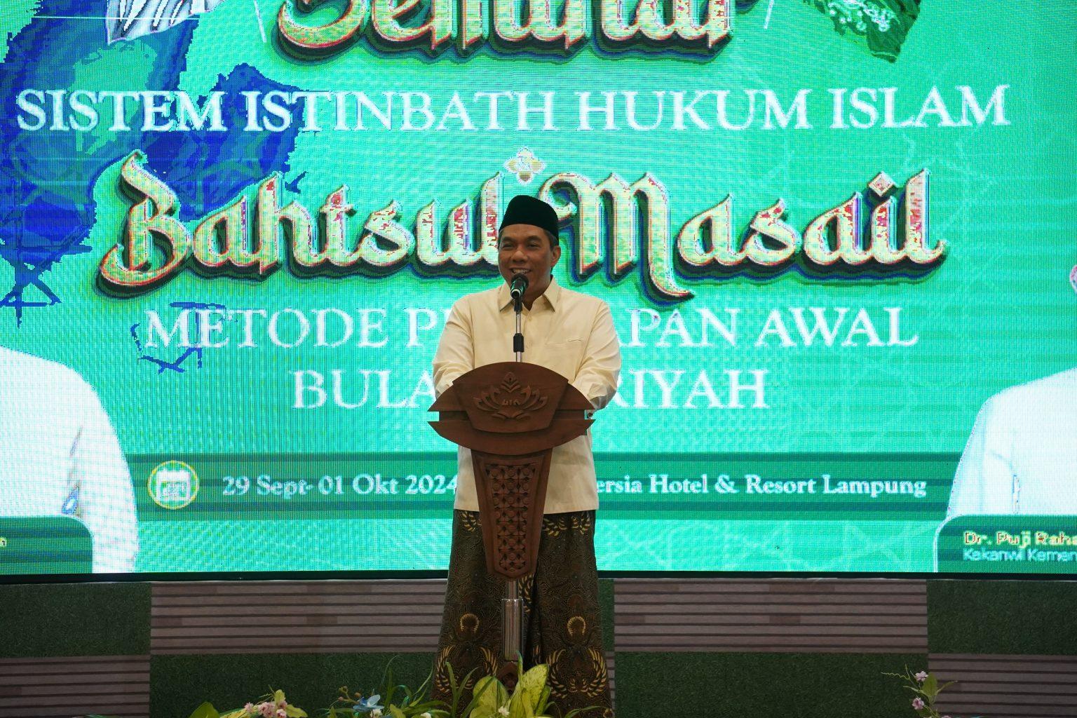 Seminar Sistem Istinbath Hukum Islam dan Bahtsul Masail Digelar UIN RIL ...