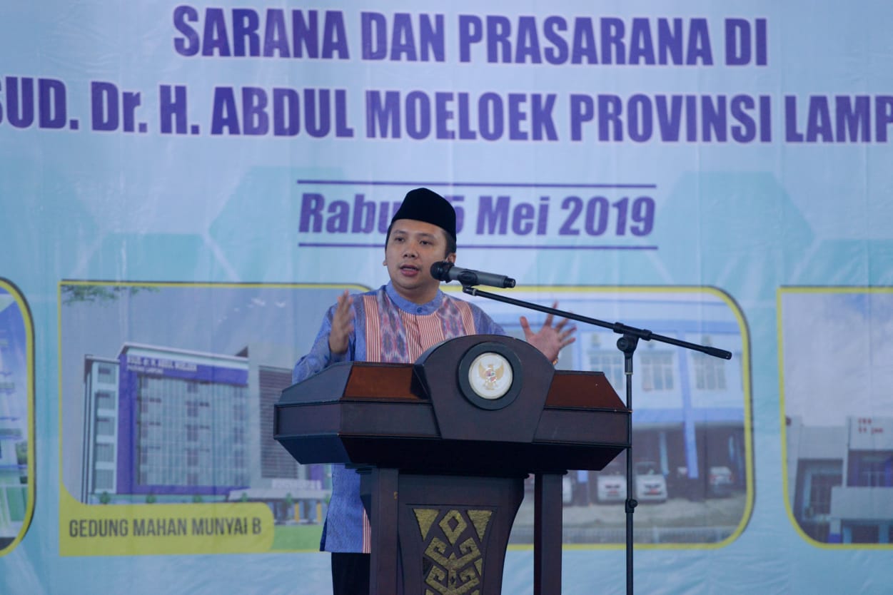 Gubernur Lampung M Ridho Ficardo Meresmikan RSUDAM sebagai RS Kelas A ...
