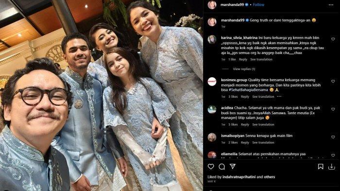 Ibunya Nikah Ketiga Kali Marshanda Selamat Mama Dan Om Budi Halaman